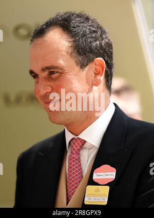 Trainer Tom Clover during day three of the Craven Meeting at Newmarket ...