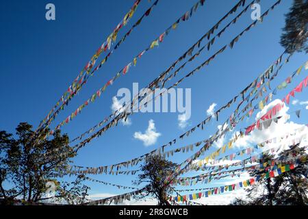 Dochu La Prayer Flag, Bhutan Stock Photo - Alamy