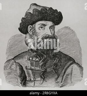 Johannes Gutenberg (c. 1399-1468). German inventor. Around 1450 he ...