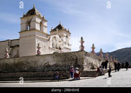 Perù, Maca village Stock Photo - Alamy