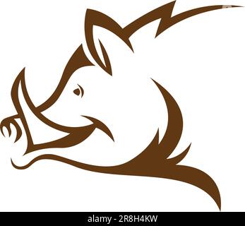 Warthog icon logo design illustration Stock Vector Image & Art - Alamy
