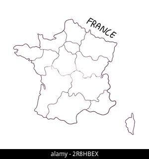 french louvre doodle icon hand drawn illustration Stock Vector Image ...