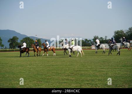 A group of polo players at the GPC Stock Photo - Alamy