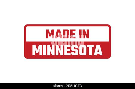 Made In Minnesota Rubber Stamp Stock Vector Image & Art - Alamy