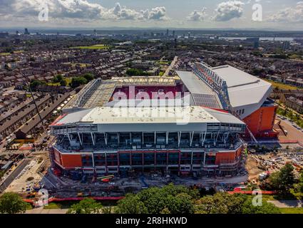 Anfield Stadium Expansion Stock Photo - Alamy