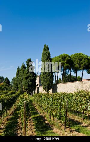 Lechi palace, Erbusco, Franciacorta, Lombardy, Italy Stock Photo - Alamy