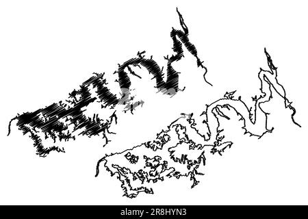 Lake Douglas Reservoir (United States of America, North America, us ...