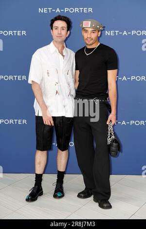Nick Grimshaw (left) and Meshach Henry attend the Victoria & Albert ...
