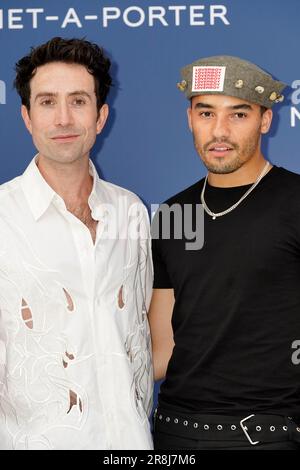 Nick Grimshaw (left) and Meshach Henry attend the Victoria & Albert ...