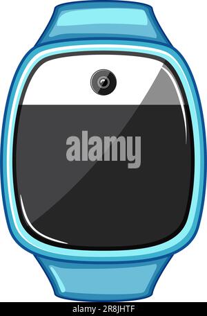 wrist kid watch time cartoon vector illustration Stock Vector Image ...