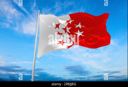 flag of German peoples Walser people. flag representing ethnic group or ...