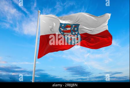 flag of German peoples Thuringians. flag representing ethnic group or ...