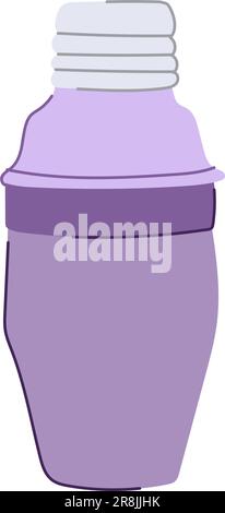 mix cocktail shaker cartoon vector illustration Stock Vector Image ...