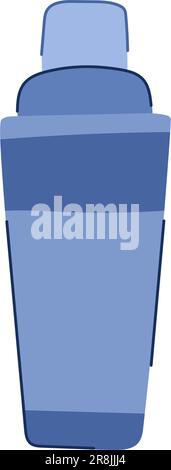 metal cocktail shaker cartoon vector illustration Stock Vector Image ...
