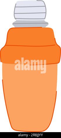 beverage cocktail shaker cartoon vector illustration Stock Vector Image ...