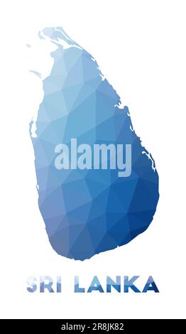 Network map of Sri Lanka. Country digital connections map. Technology ...