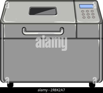 flour bread maker cartoon vector illustration Stock Vector Image & Art ...