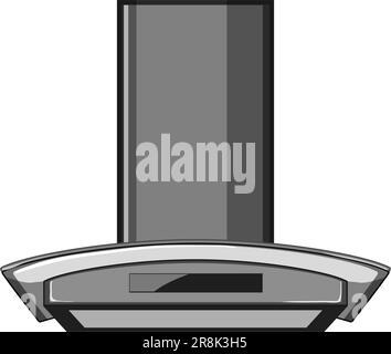 extractor range hood cartoon vector illustration Stock Vector Image ...