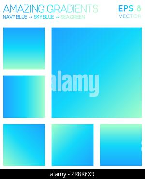 Colorful gradients in navy blue, purple heart color tones. Actual ...