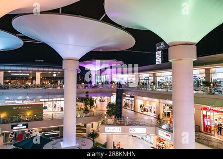 13 December 2022, Antalya, Turkey: Unusual interior of a modern Erasta ...