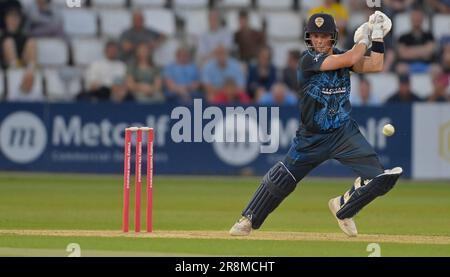 Northampton 21-June 2023 : Harry Came of Derbyshire Falcons during the ...