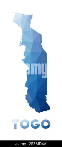 Network map of Togo. country digital connections map. Technology, internet, network ...