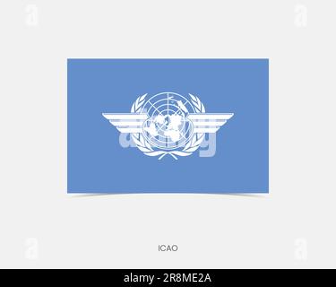International civil aviation organization vector. Icao official flag ...
