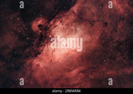 The Eagle Nebula (Messier 16) featuring the Pillars of Creation in the ...