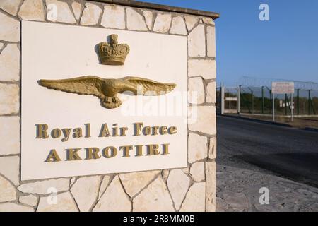 General view of RAF Akrotiri in Cyprus which is home to over 1,500 ...