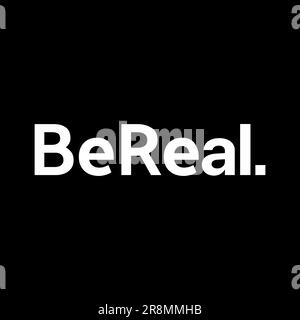 Kharkiv, Ukraine - June 18, 2023. BeReal mockup post template vector ...