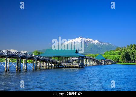 Mt. Iwaki and Tsugaru Fujimi Lake Stock Photo - Alamy