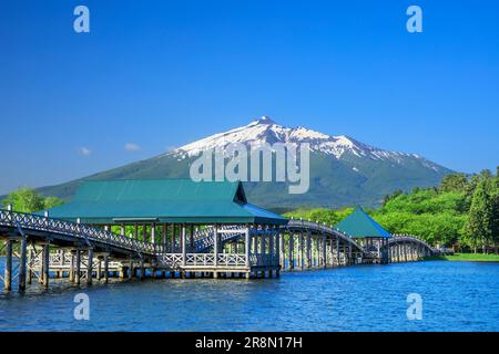Mt. Iwaki and Tsugaru Fujimi Lake Stock Photo - Alamy