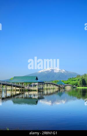 Mt. Iwaki and Tsugaru Fujimi Lake Stock Photo - Alamy