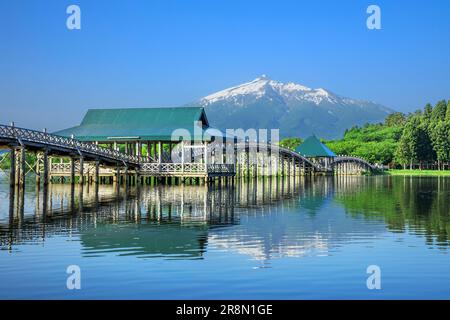 Mt. Iwaki and Tsugaru Fujimi Lake Stock Photo - Alamy