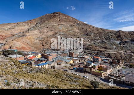 Potosi with the mighty Cerro Rico full of silver and zinc mines in the ...
