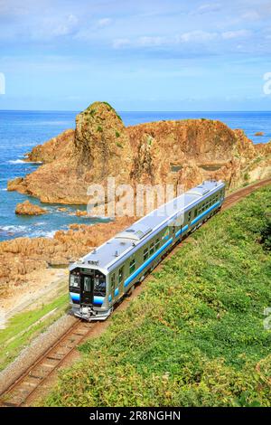 Regular train on JR Gono Line Stock Photo - Alamy