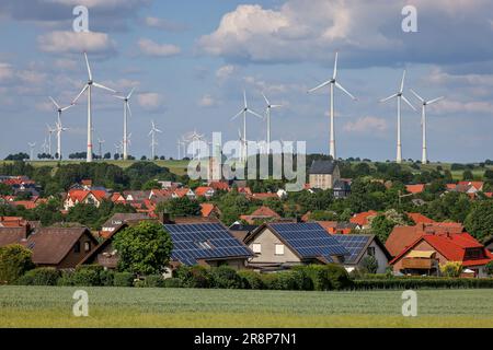 Lichtenau wind farm Stock Photo - Alamy