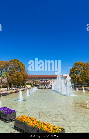 Tokyo National Museum and Fountain Stock Photo - Alamy