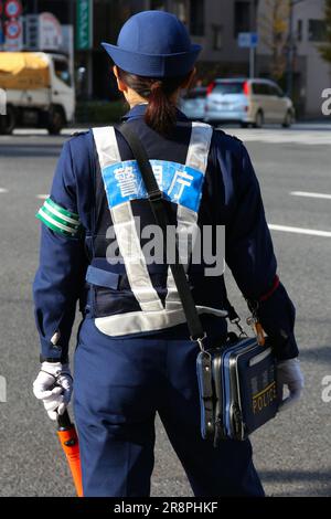 Japan, Tokyo: Traffic police officer Stock Photo - Alamy