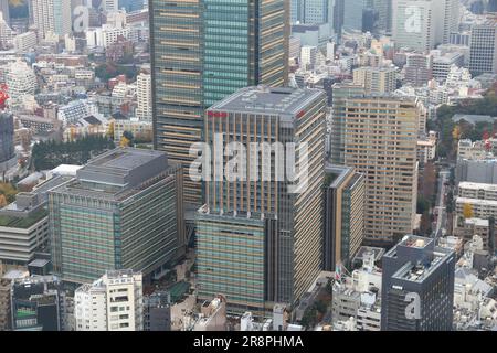 TOKYO, JAPAN - DECEMBER 1, 2016: Konami headquarters in Tokyo Midtown ...