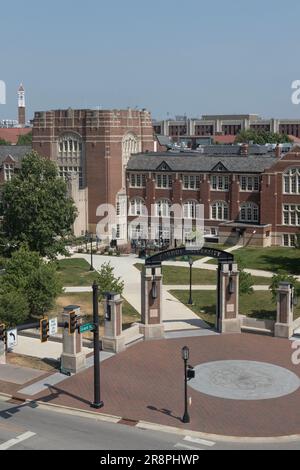West Lafayette - June 21, 2023: Purdue University Memorial Union and ...