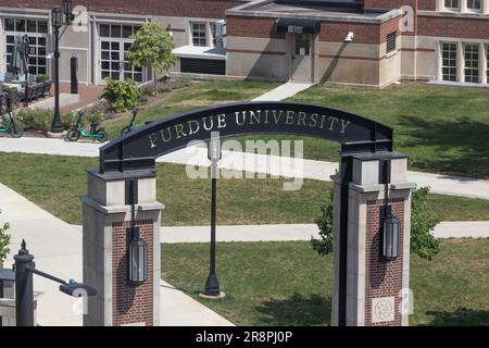 West Lafayette - June 21, 2023: Purdue University Memorial Union and ...