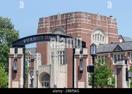 West Lafayette - June 21, 2023: Purdue University Memorial Union and ...