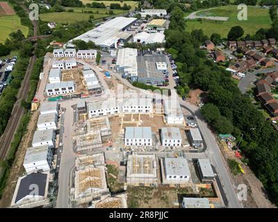 Hereford UK modular housing construction site of 120 affordable rent ...