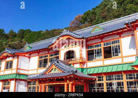 Takeo Onsen, Saga Prefecture, Japan. 11th Mar, 2023. The Relay Kamome ...