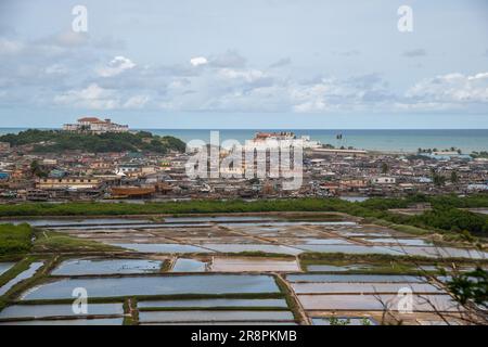 overlooking Elmina Castle Stock Photo - Alamy