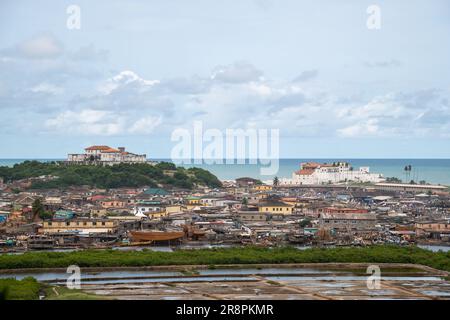 overlooking Elmina Castle Stock Photo - Alamy