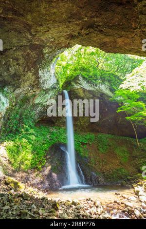 Choshi waterfall, Akita Prefecture Stock Photo - Alamy