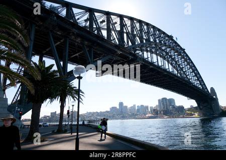Sydney Harbour Bridge, completed in 1932, Sydney, Australia Stock Photo ...
