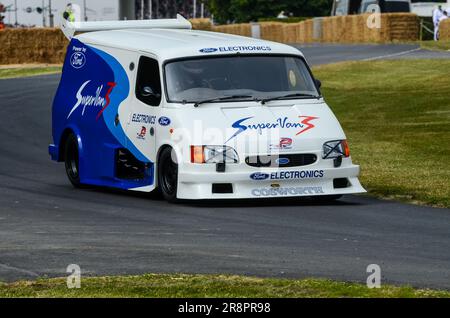 Ford SuperVan 3 racing up the hill climb at the Goodwood Festival of ...